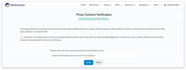 Etherscan Information Center | Proxy Contracts